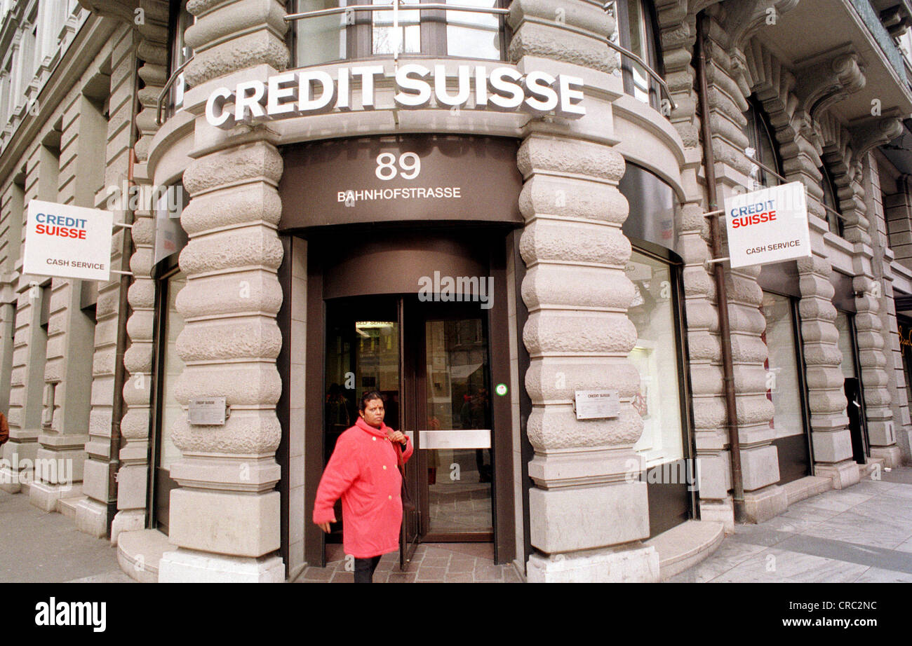Credit Suisse bank in Zurich, Switzerland Stock Photo - Alamy