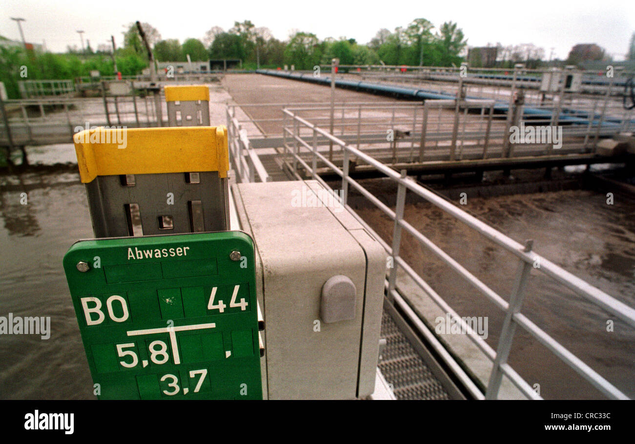 WWTP the Berlin Water Company, Germany Stock Photo - Alamy
