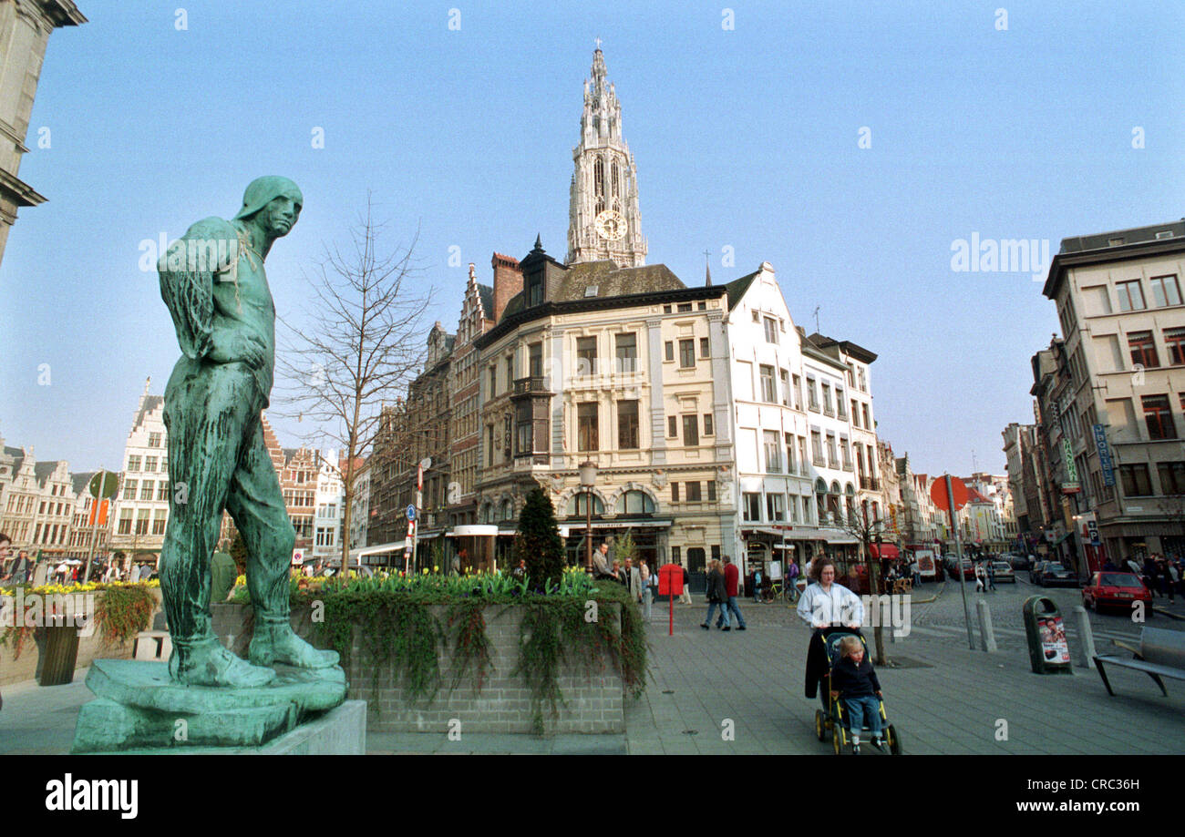 Downtown Antwerp, Flanders, Belgium Stock Photo - Alamy