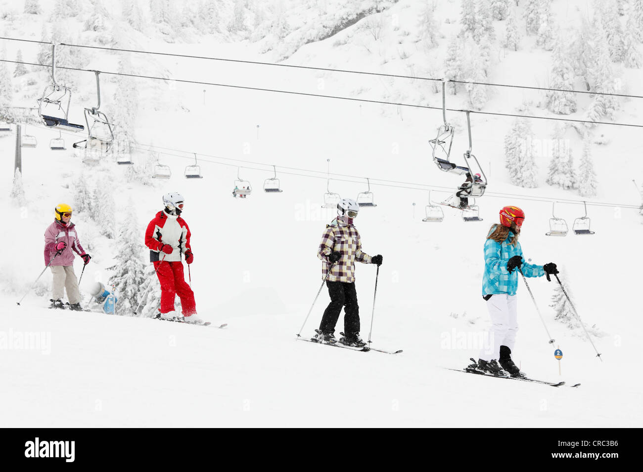 Hochkar ski resort near Goestling an der Ybbs, Mostviertel, Must ...