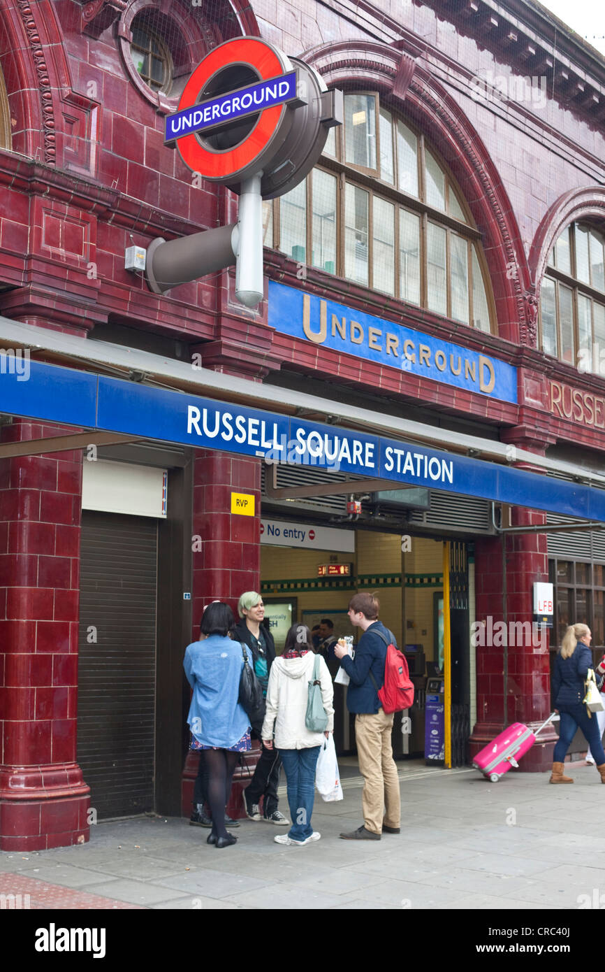 Russel Square Underground Station, London, England, UK Stock Photo - Alamy