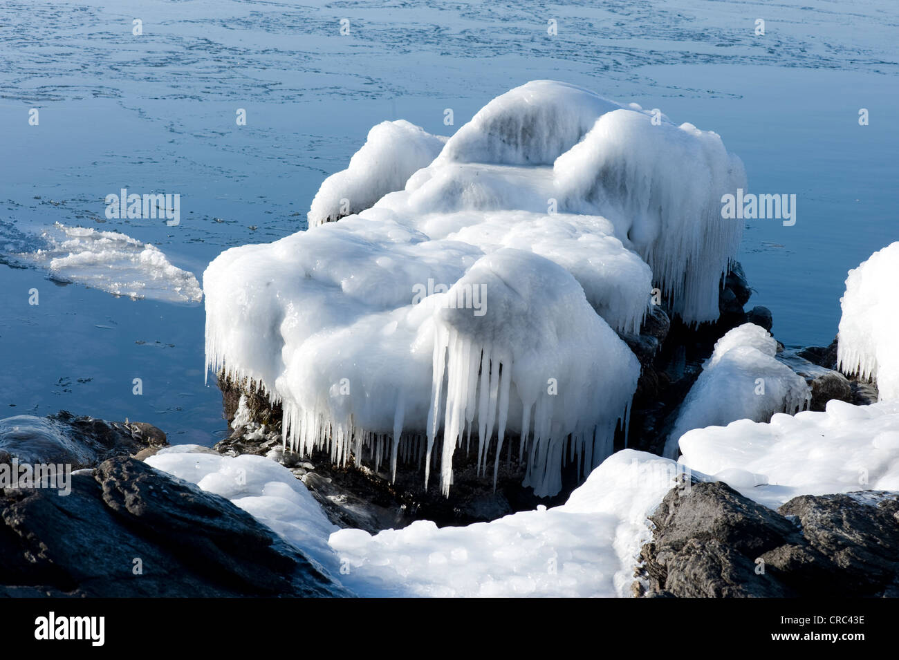 Landscape with ice Stock Photo - Alamy