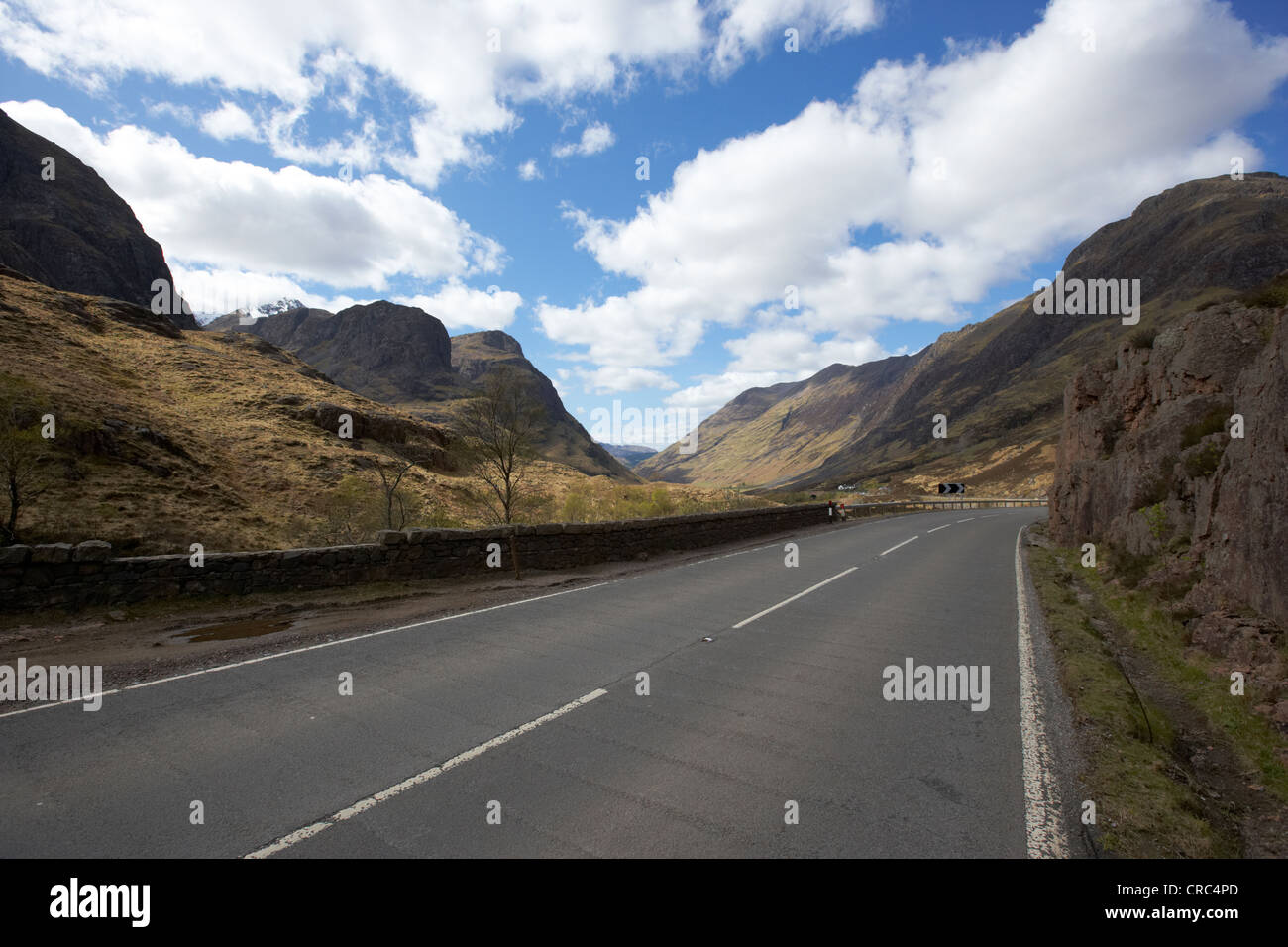 on the a82 road through glencoe highlands scotland uk Stock Photo - Alamy