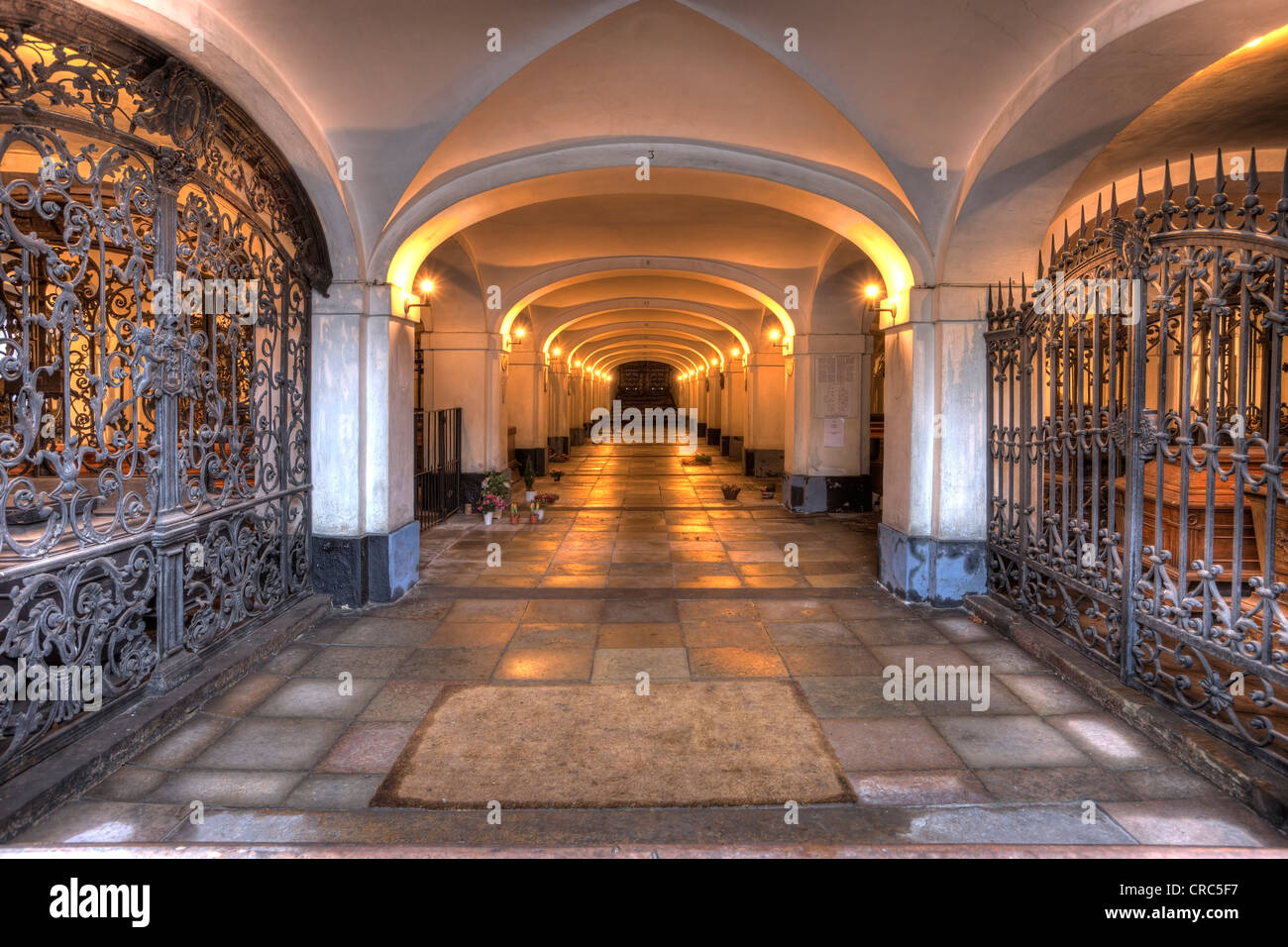 The crypt, Christian's Church, Copenhagen, Denmark, Europe Stock Photo ...