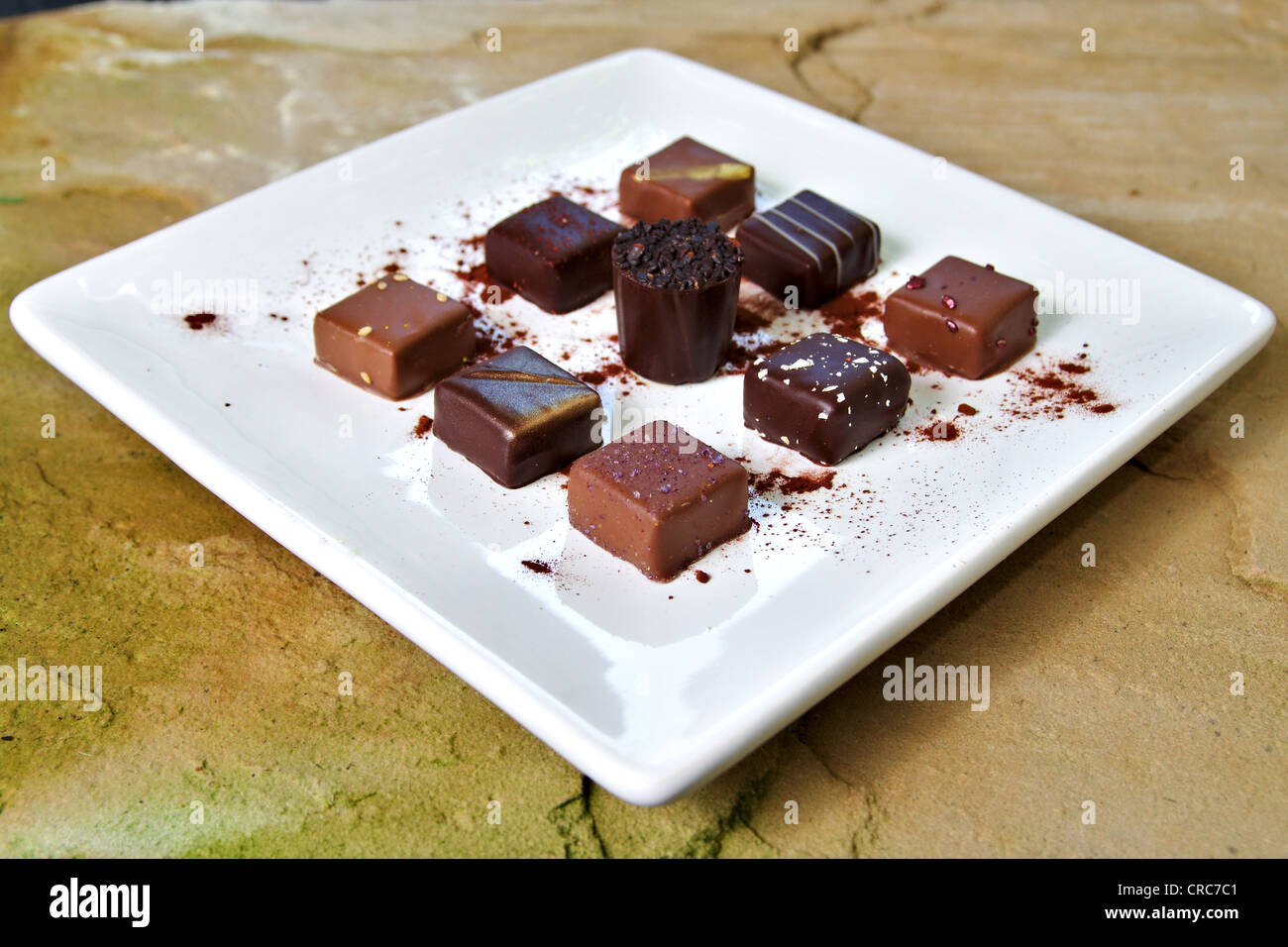 Luxury Belgian chocolates Stock Photo - Alamy