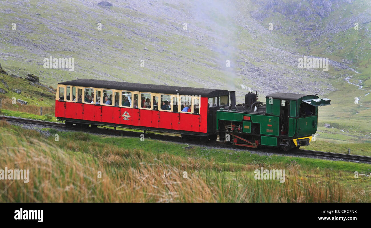 Snowdon mountain railway loco train hi-res stock photography and images ...