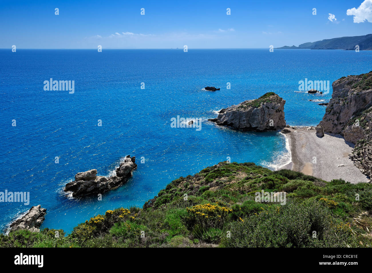 The view of Kaladi in Kythera, Greece Stock Photo - Alamy