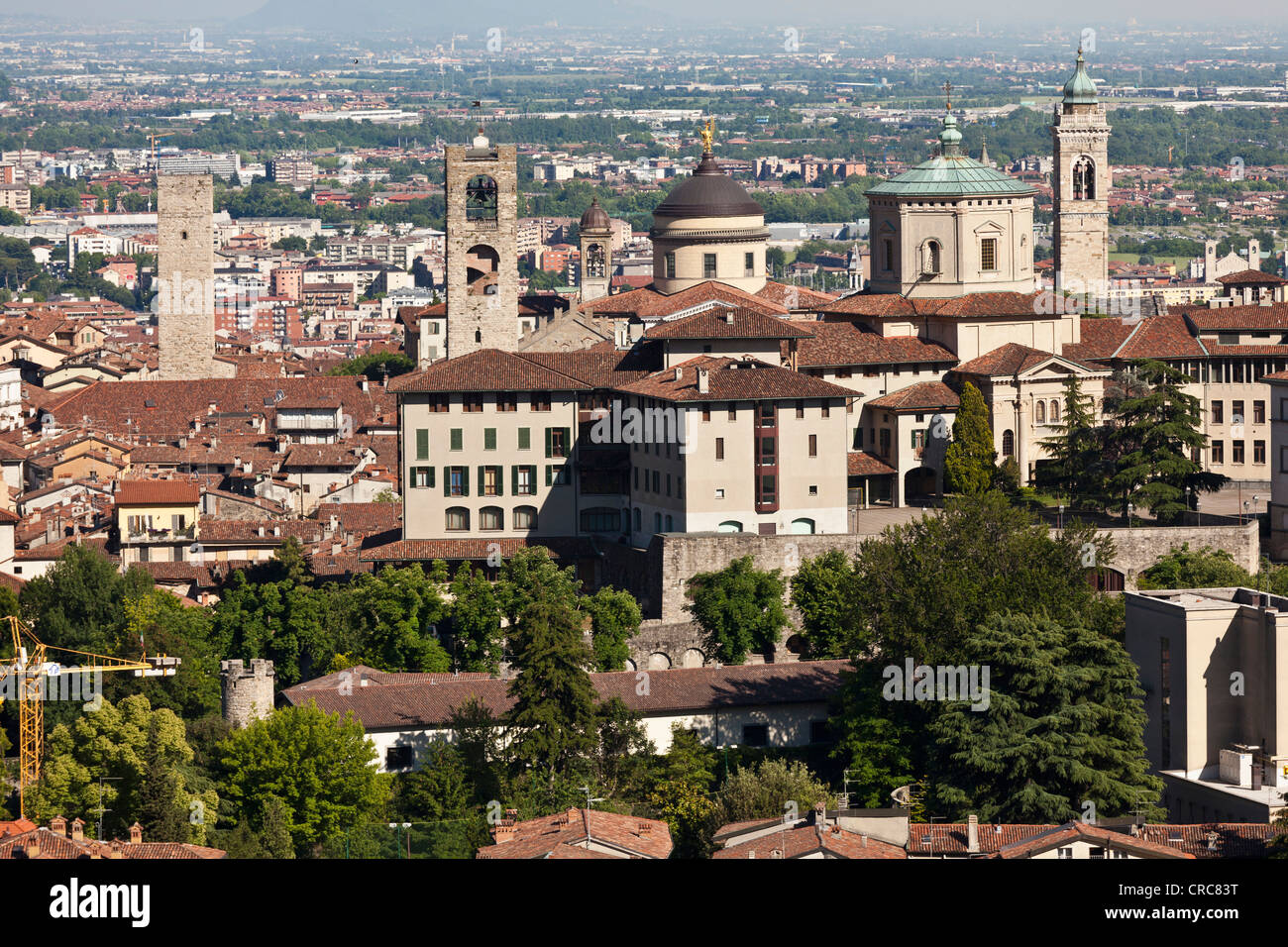 Aerial view of buildings in city Stock Photo - Alamy