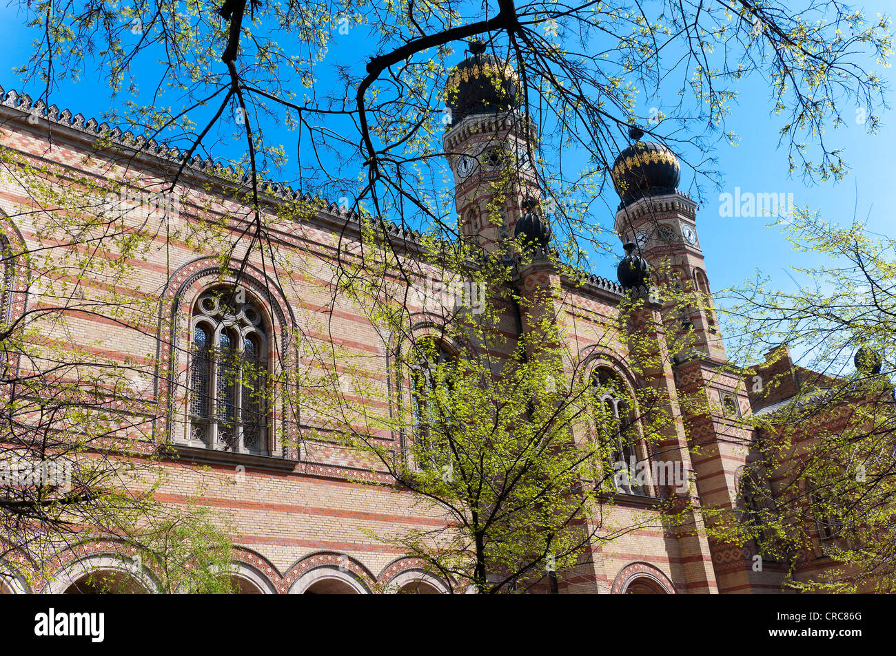 Moorish style Great Mosque in Budapest Hungary Stock Photo - Alamy