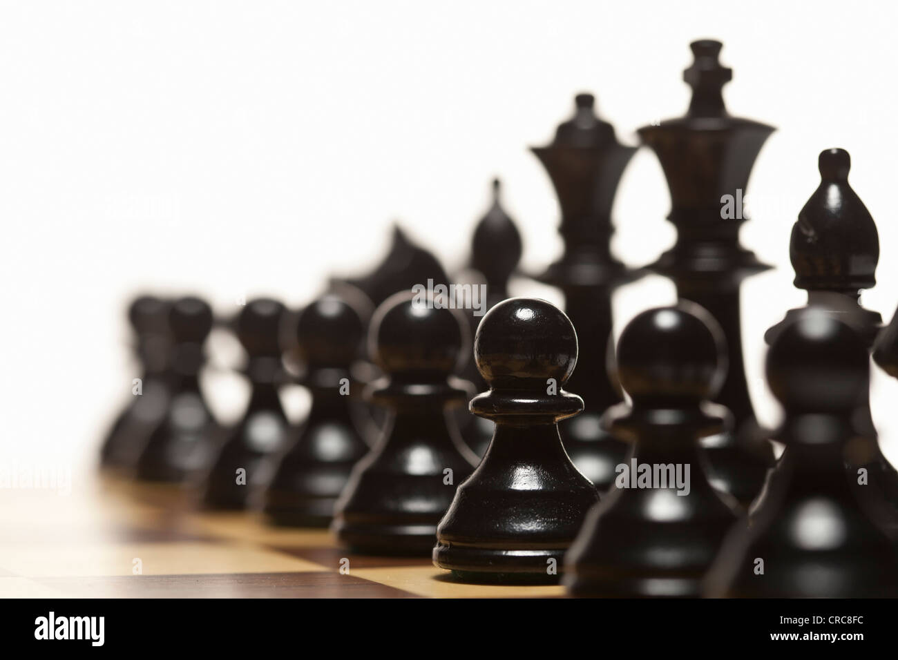 Close up of chess pieces on board Stock Photo - Alamy
