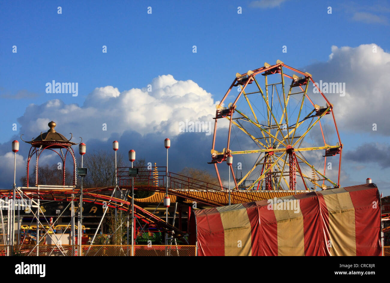 Static Funfair at Stourport On Severn, Worcestershire, England, Europe ...