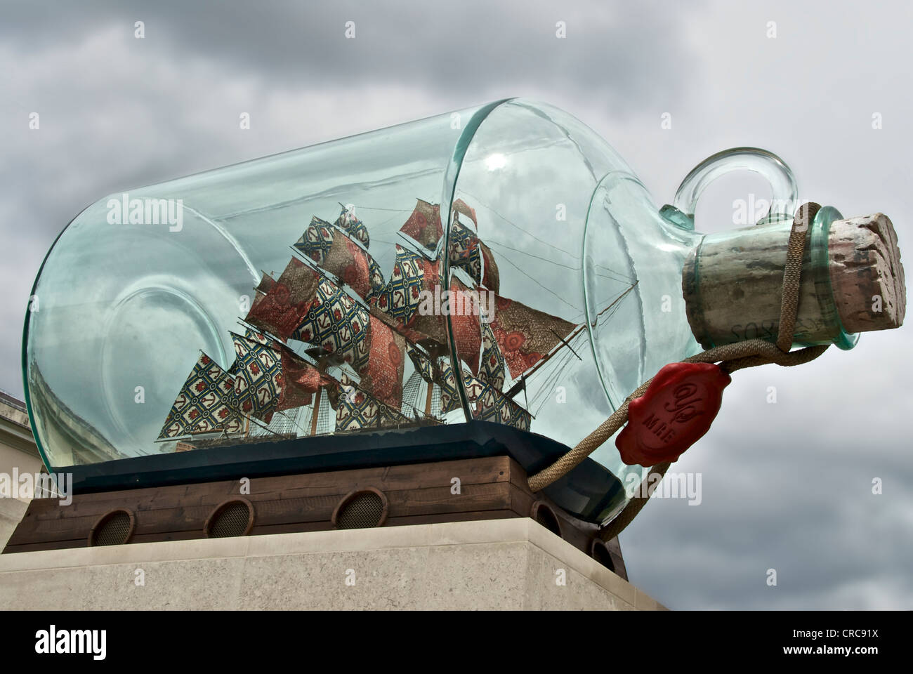 Ship in a bottle Stock Photo - Alamy