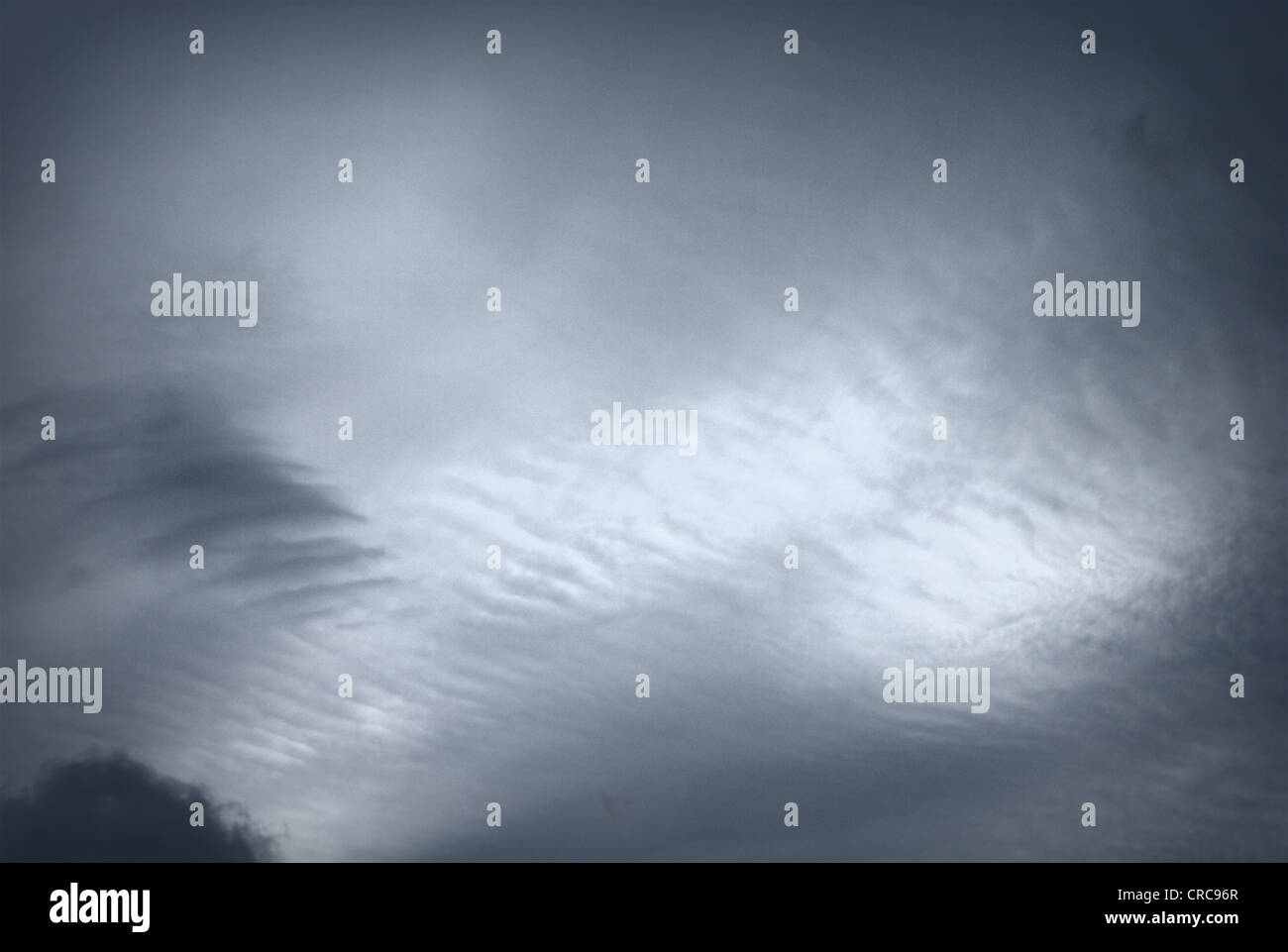 overcast day with ripple effect clouds Stock Photo - Alamy