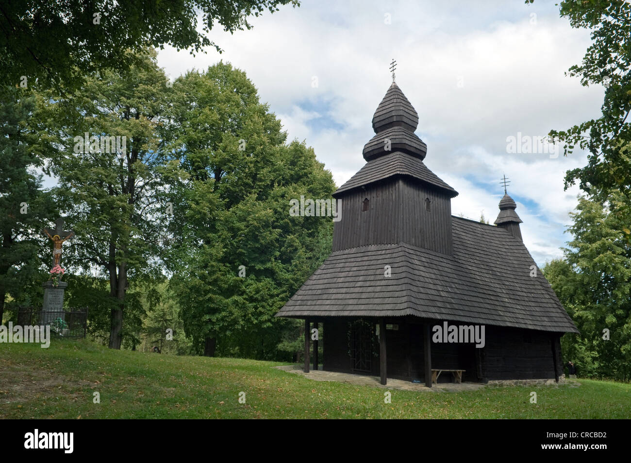 The Greek Catholic wooden church of St Nicolas the Bishop (built in ...