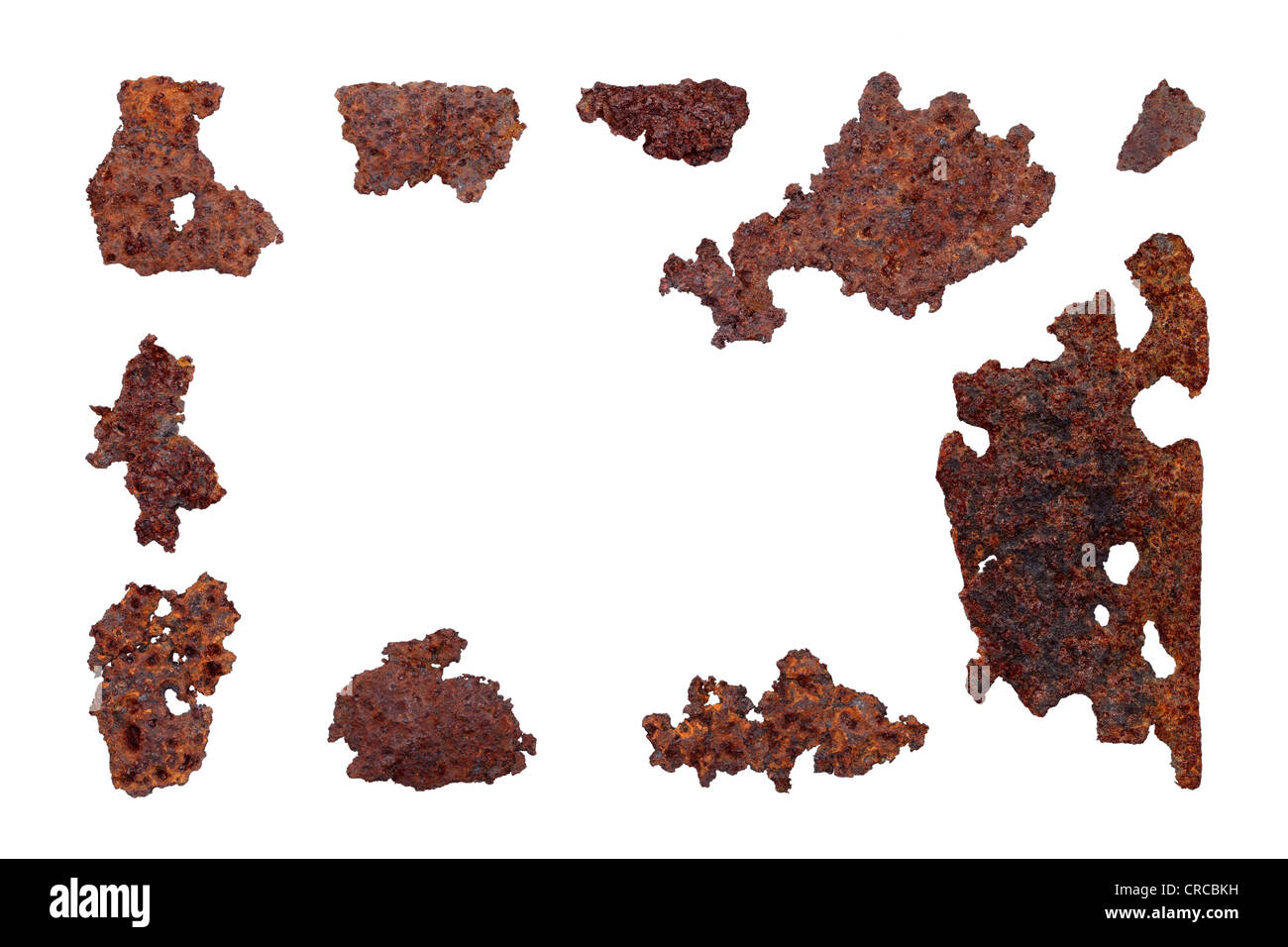 Rusty metal corrosion surface Cut Out Stock Images & Pictures - Alamy