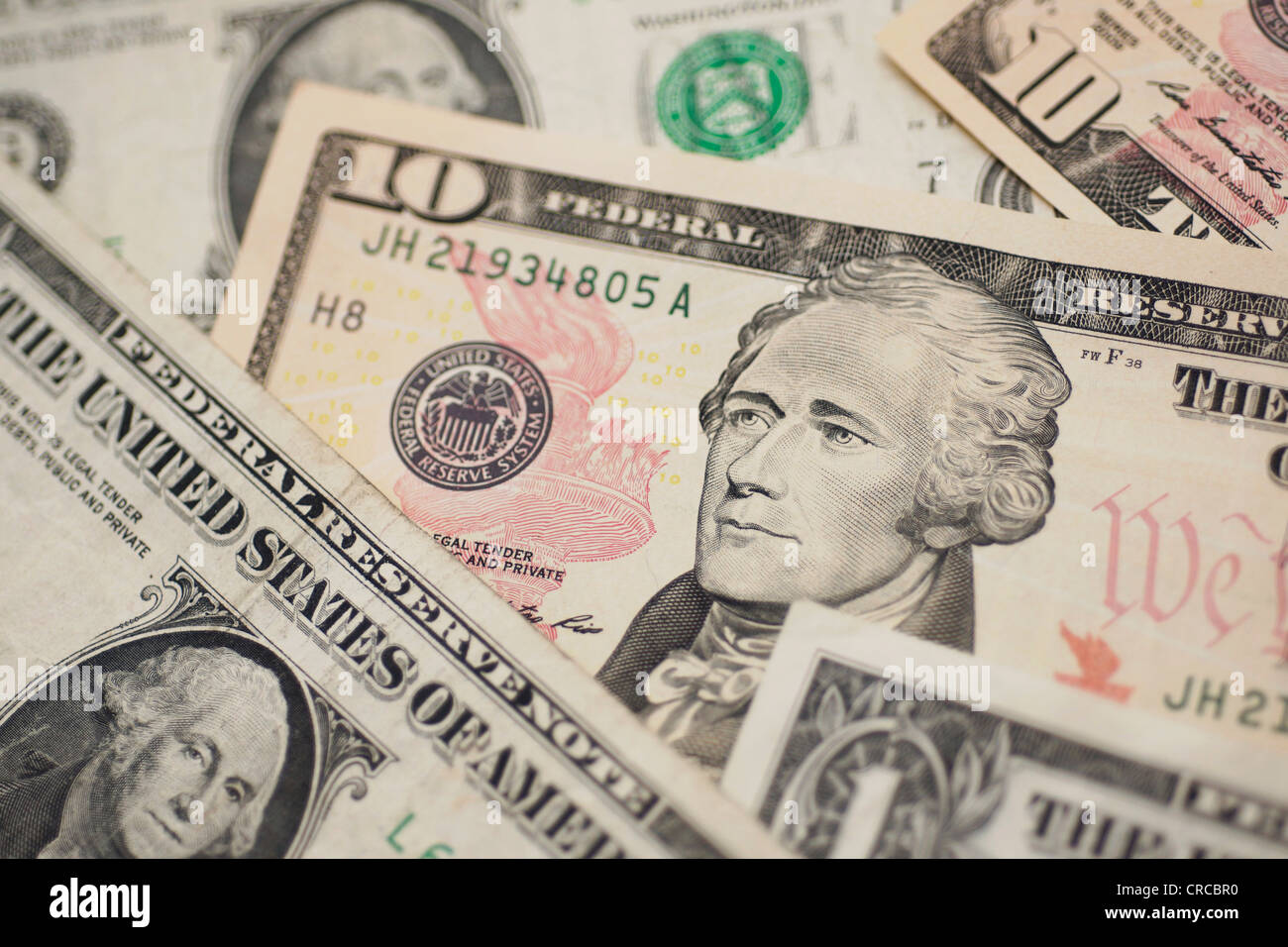 Dollar Bills, Notes US currency Dollars Stock Photo - Alamy