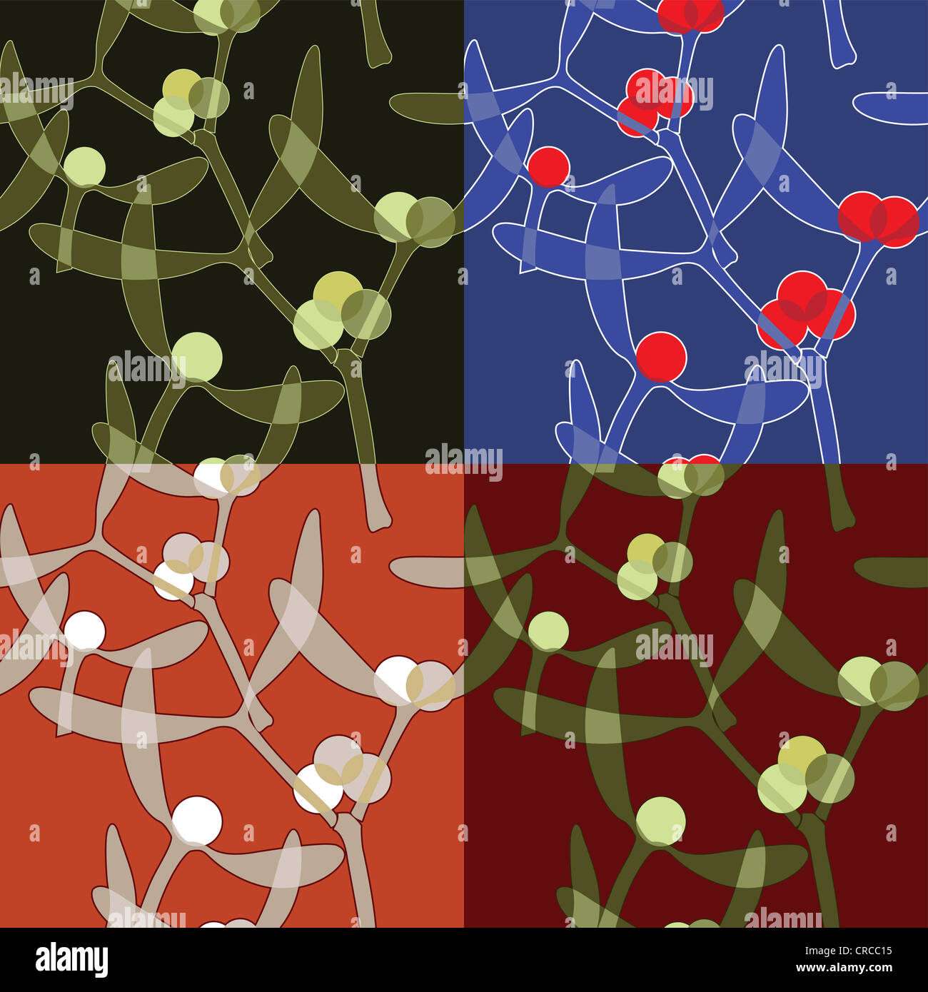 Illustration of holiday pattern background with red bow Stock Photo - Alamy