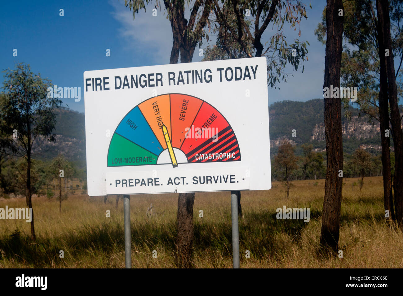 Fire danger rating hi-res stock photography and images - Alamy