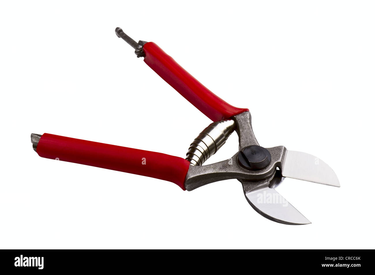 garden secateurs isolated on a white background Stock Photo - Alamy
