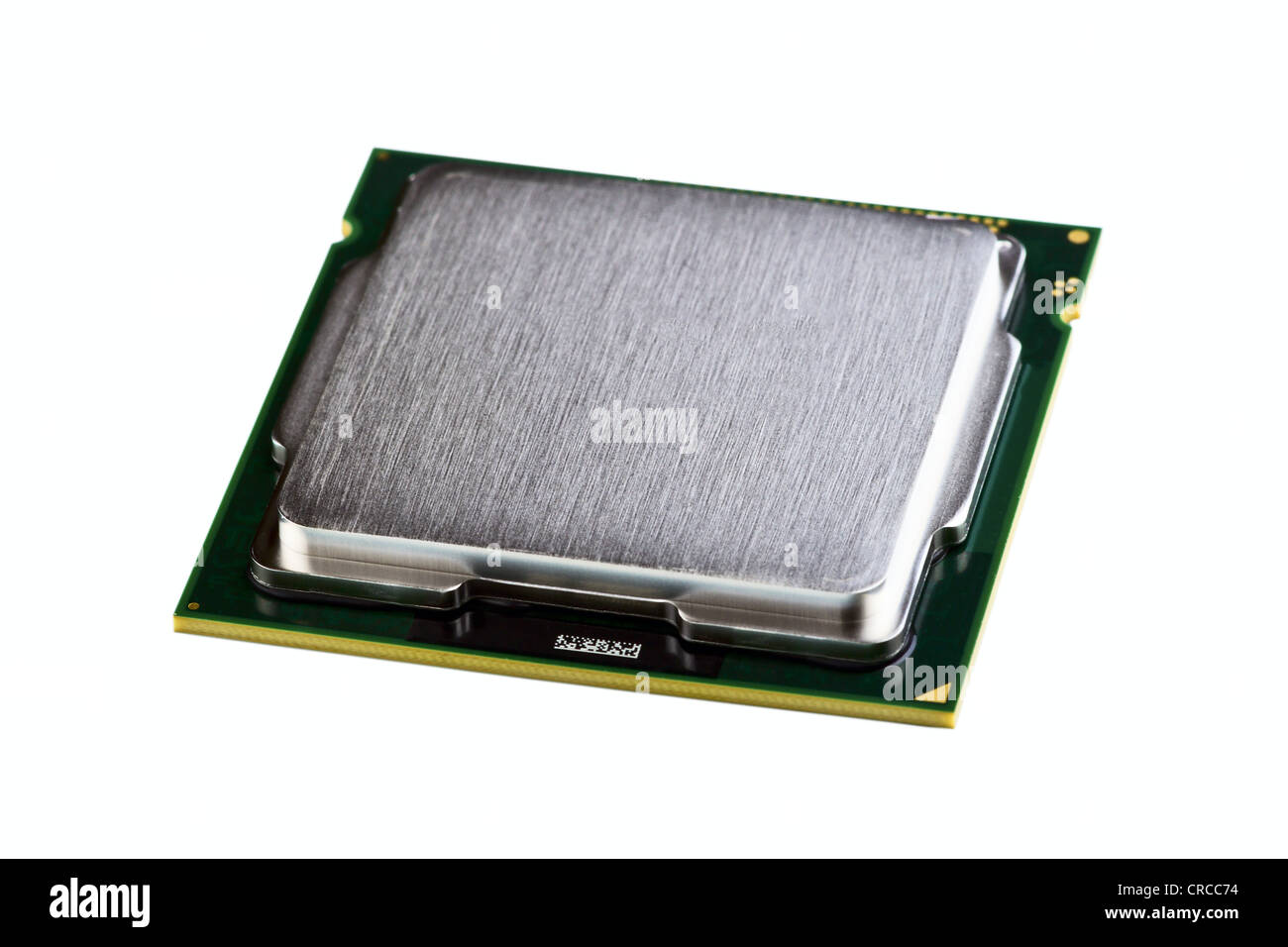 Processor isolated on a white background Stock Photo - Alamy