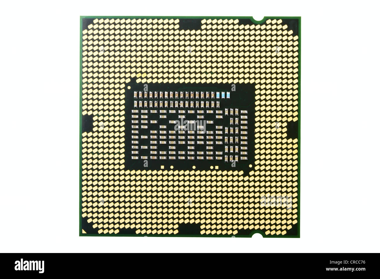 Processor isolated on a white background Stock Photo - Alamy