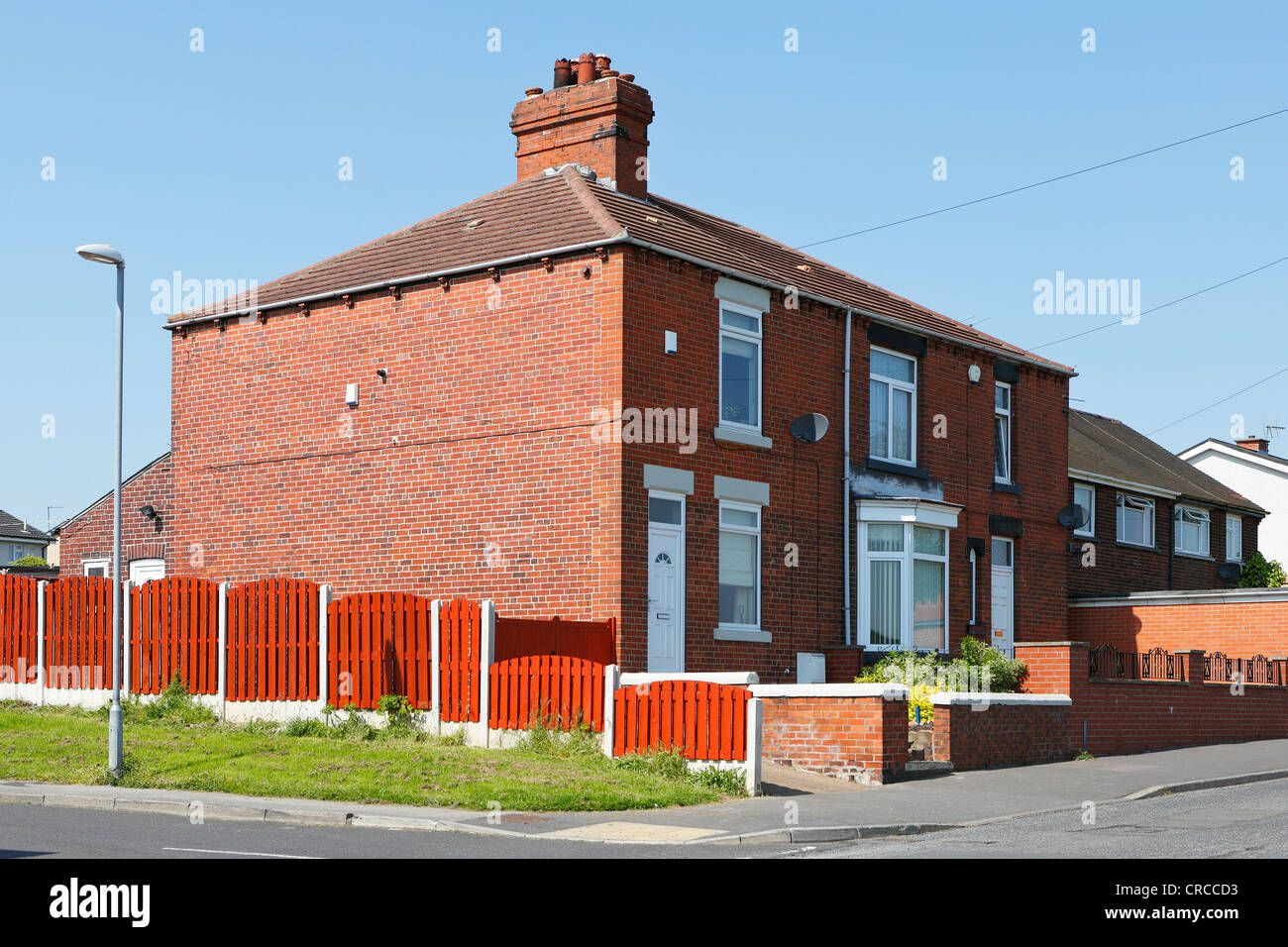 English house at street Stock Photo - Alamy