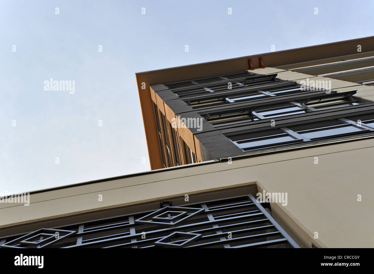 Residential high rise facade detail high rise hi-res stock photography ...