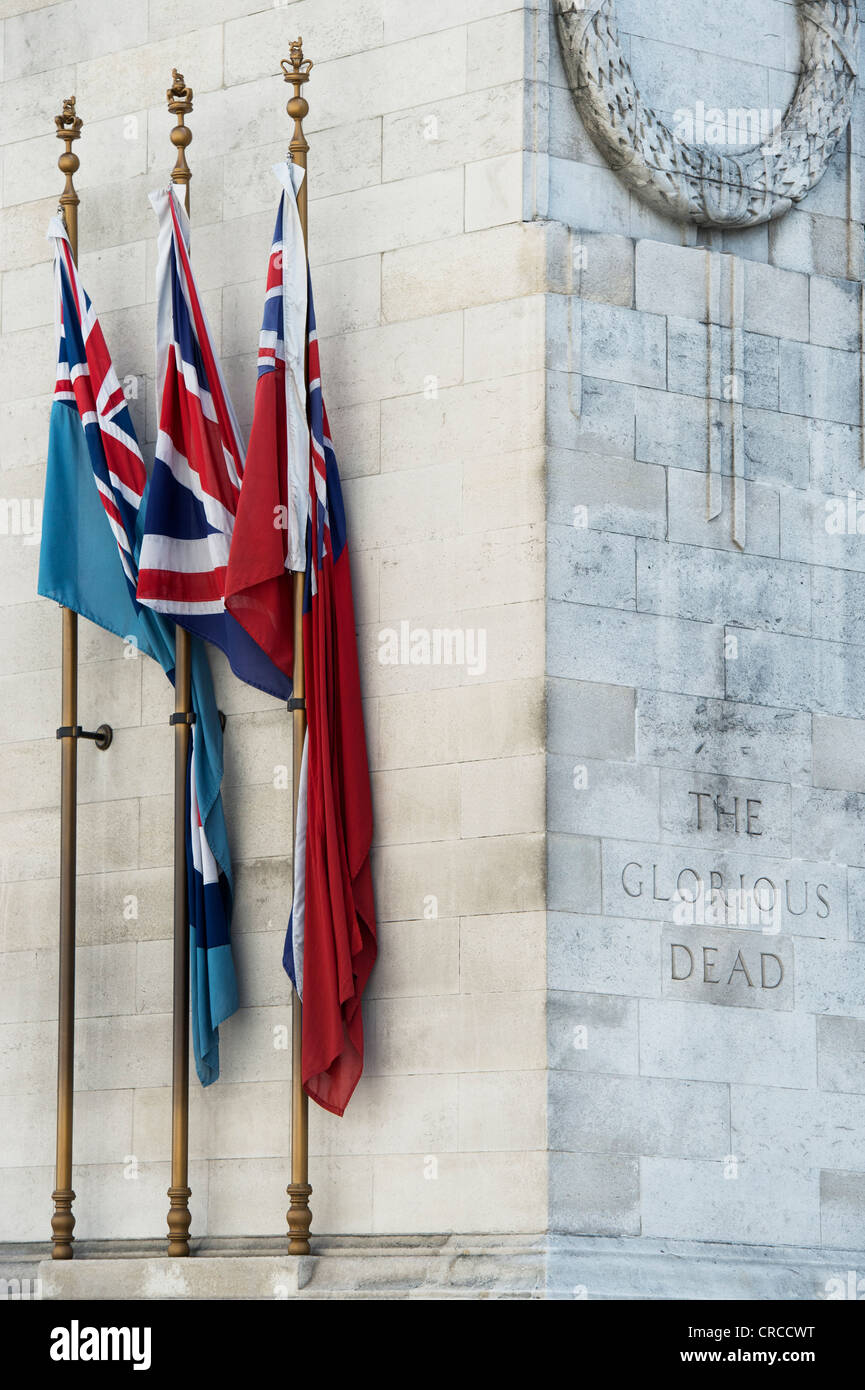 Cenotaph london flags hi-res stock photography and images - Alamy