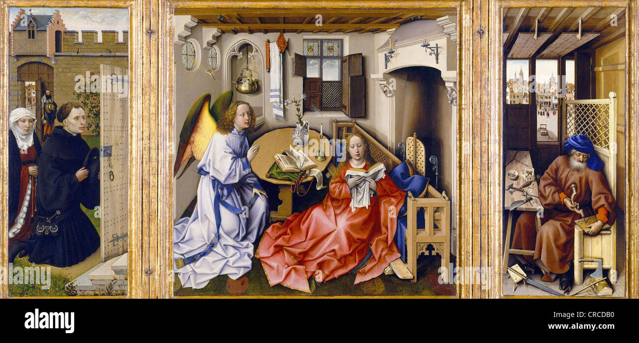 Robert Campin The Mérode Altarpiece Metropolitan Museum of Art - New ... Robert Campin The Mérode Altarpiece Metropolitan Museum of Art - New ...