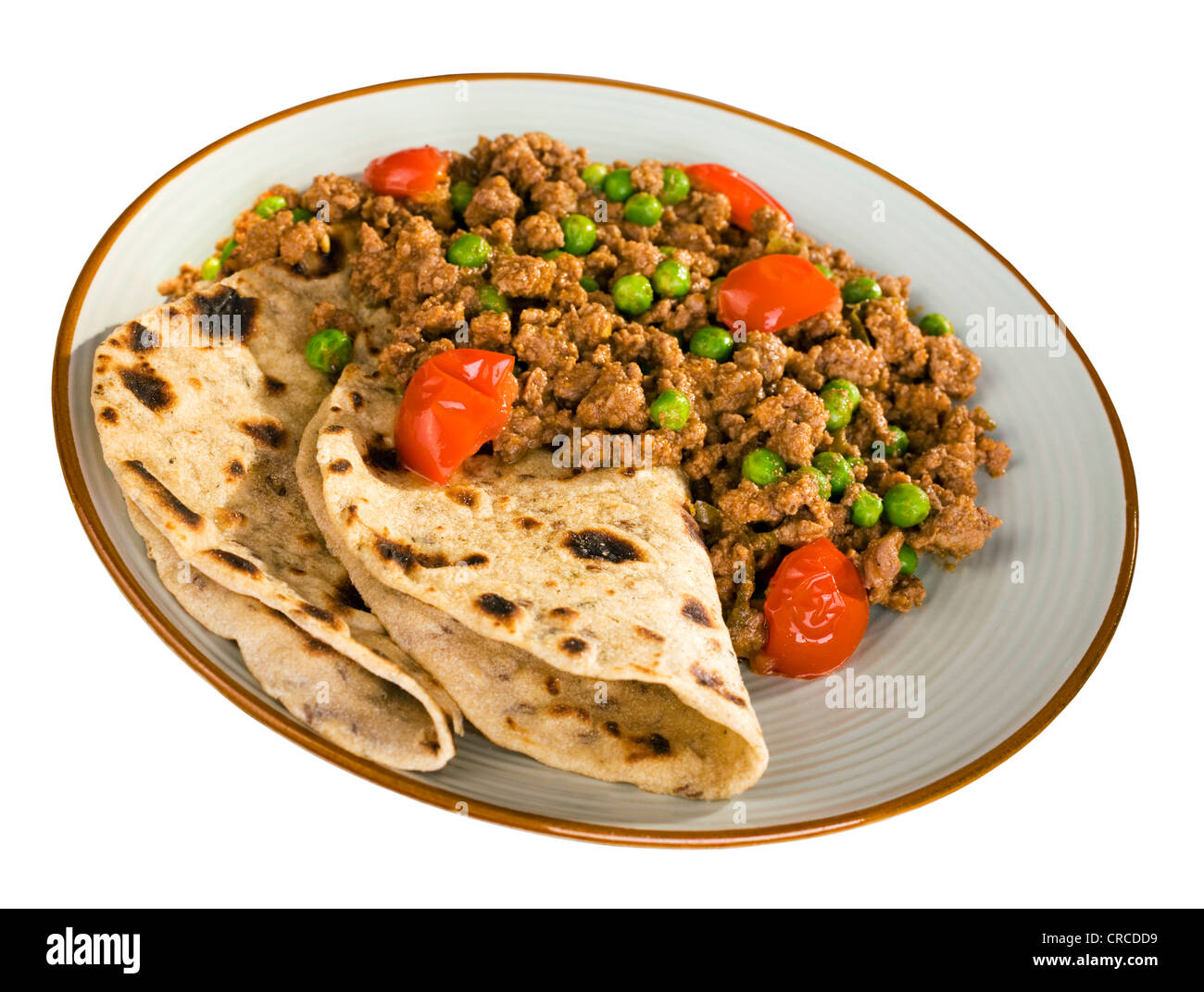 Chapati with curry hi-res stock photography and images - Alamy