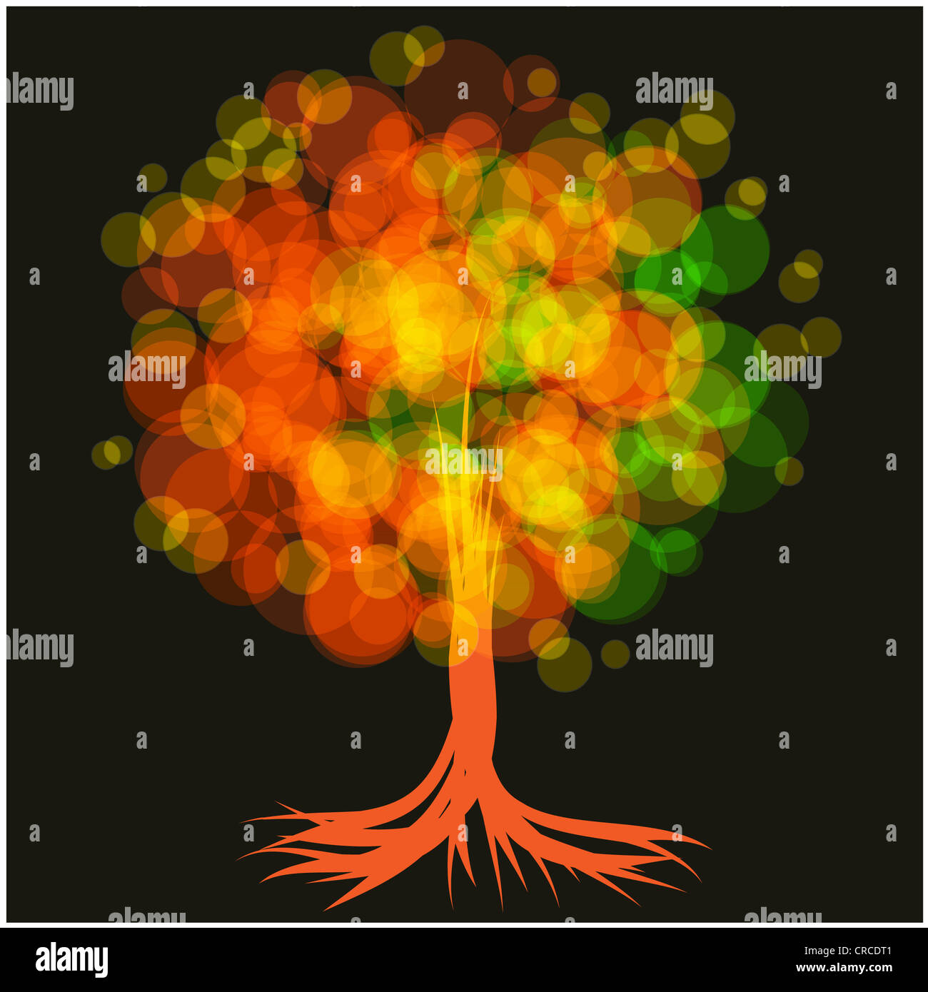 Art trees graphic background Stock Photo - Alamy