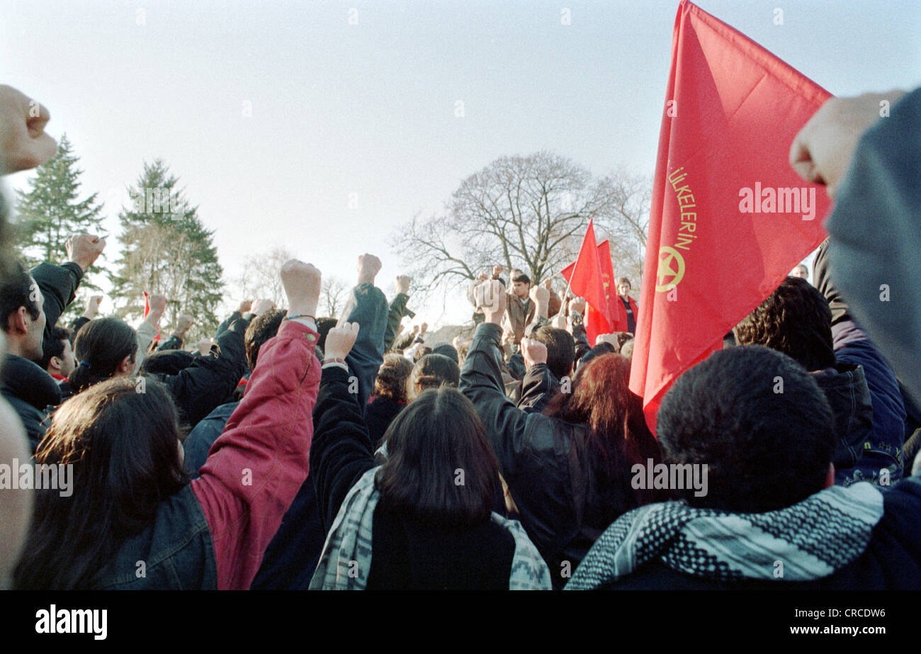 Berlin, activists of a Marxist-Leninist group Stock Photo - Alamy