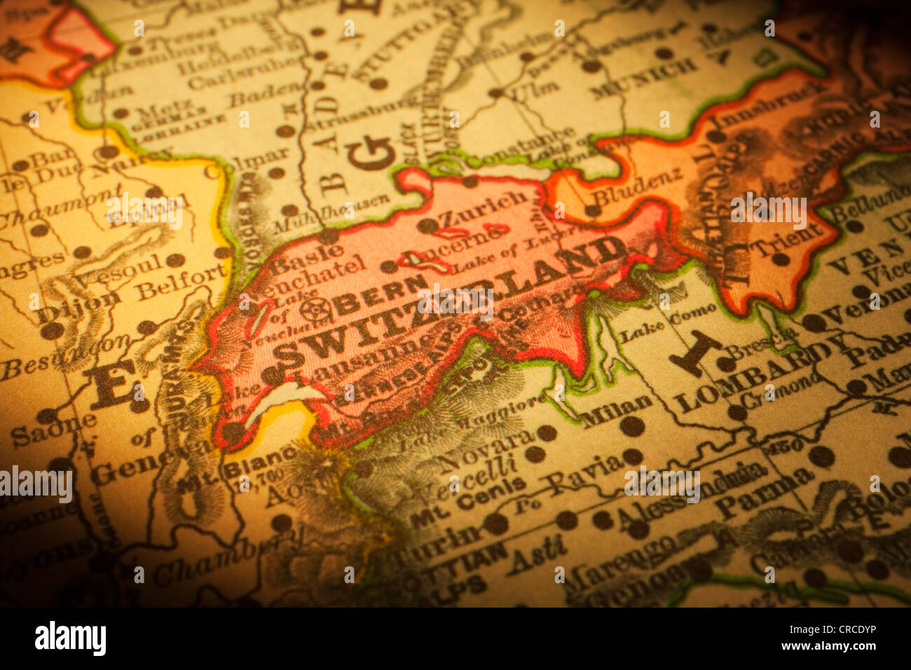 switzerland map in europe google maps