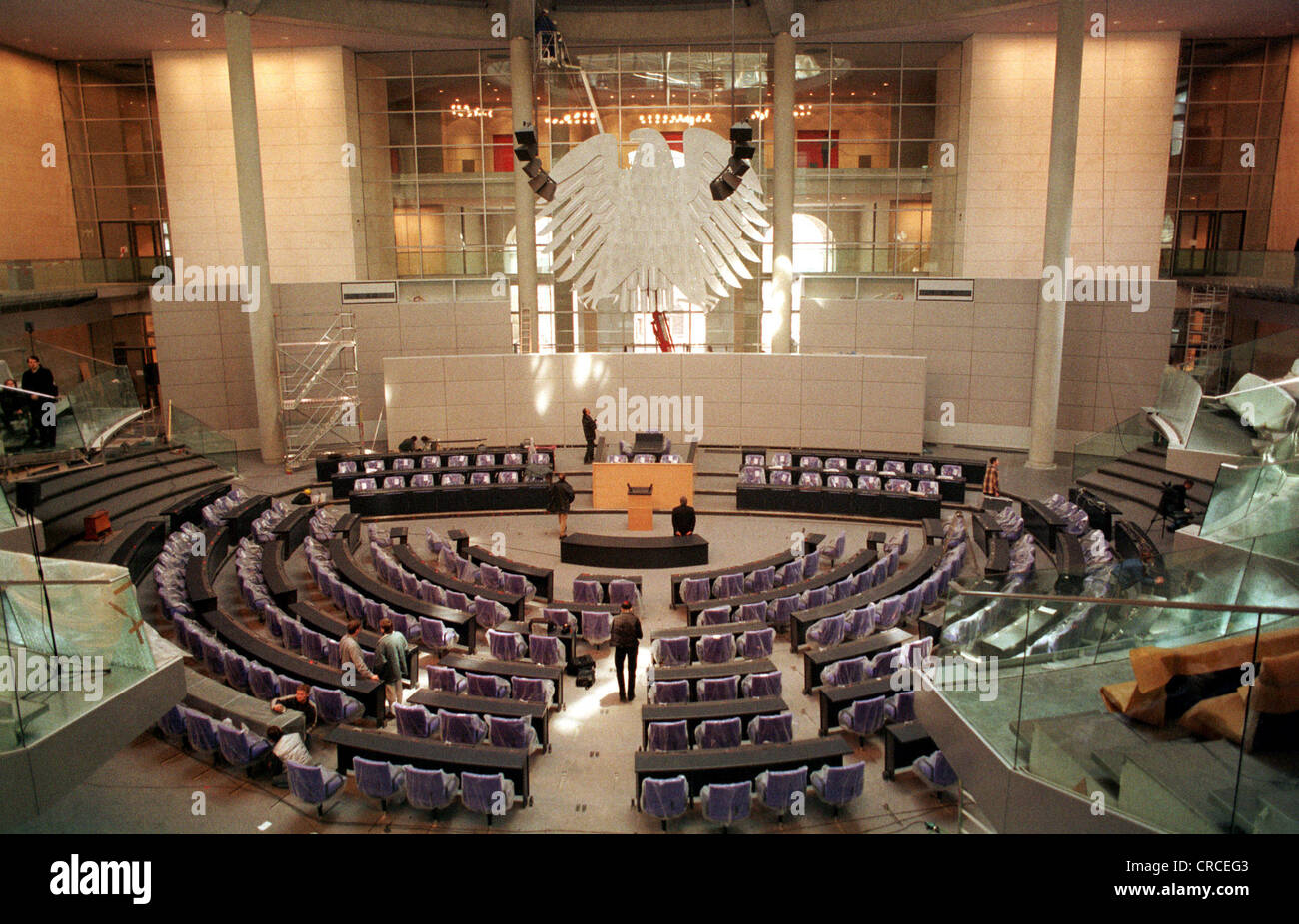 Berlin, the Reichstag Chamber Stock Photo - Alamy