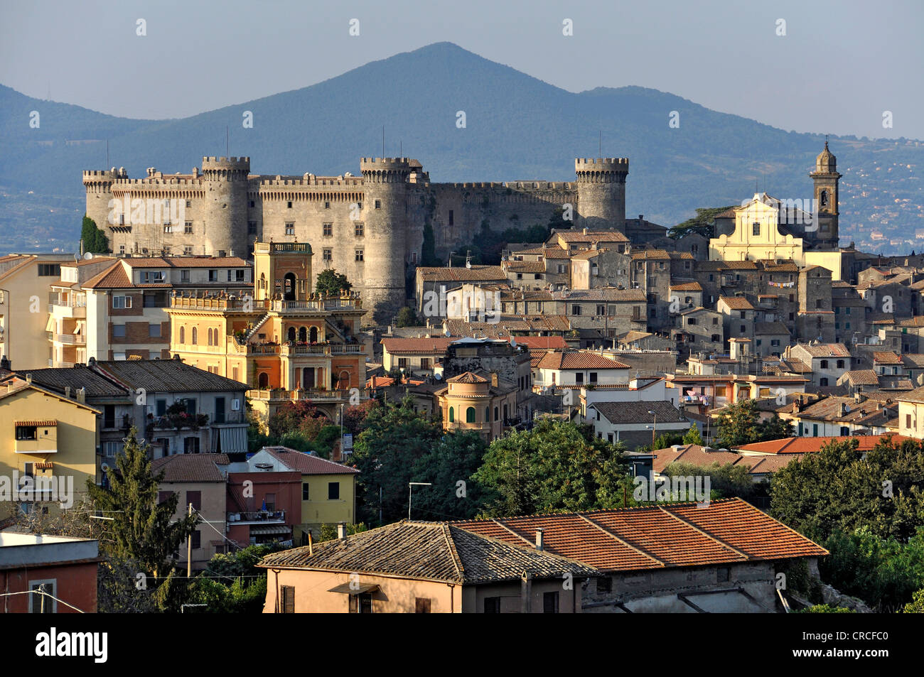Castello Odescalchi, fortress, cathedral Duomo Santo Stefano, Bracciano ...
