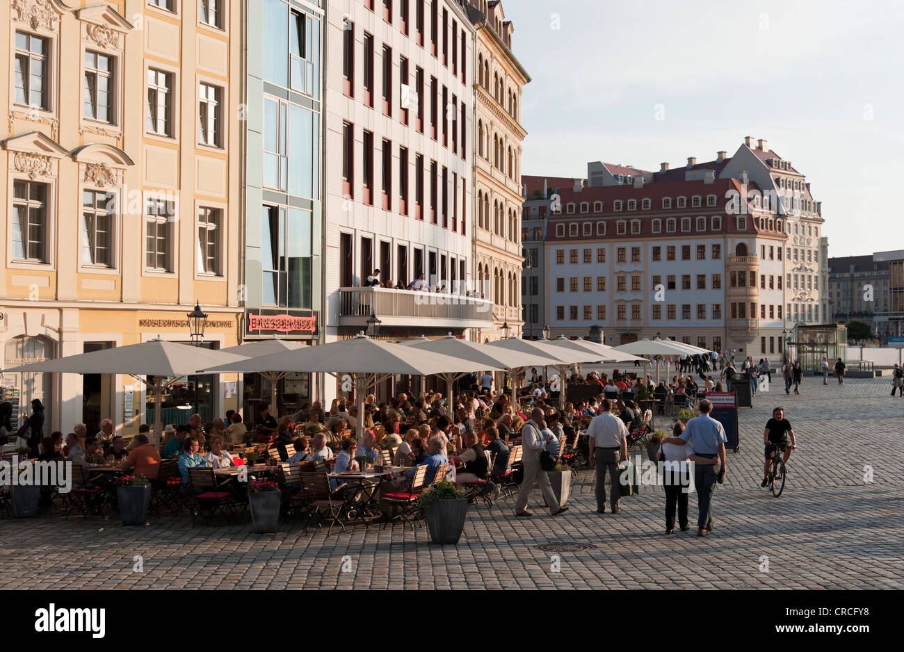 "Dresden 1900" pub, square in front of the Church of Our Lady, Dresden ...
