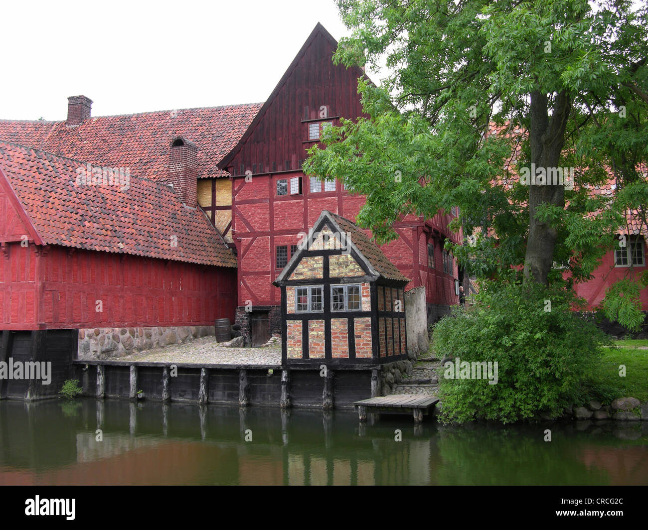 Den Gamle By, open-air museum at Arhus, Denmark, Juetland, Arhus Stock ...