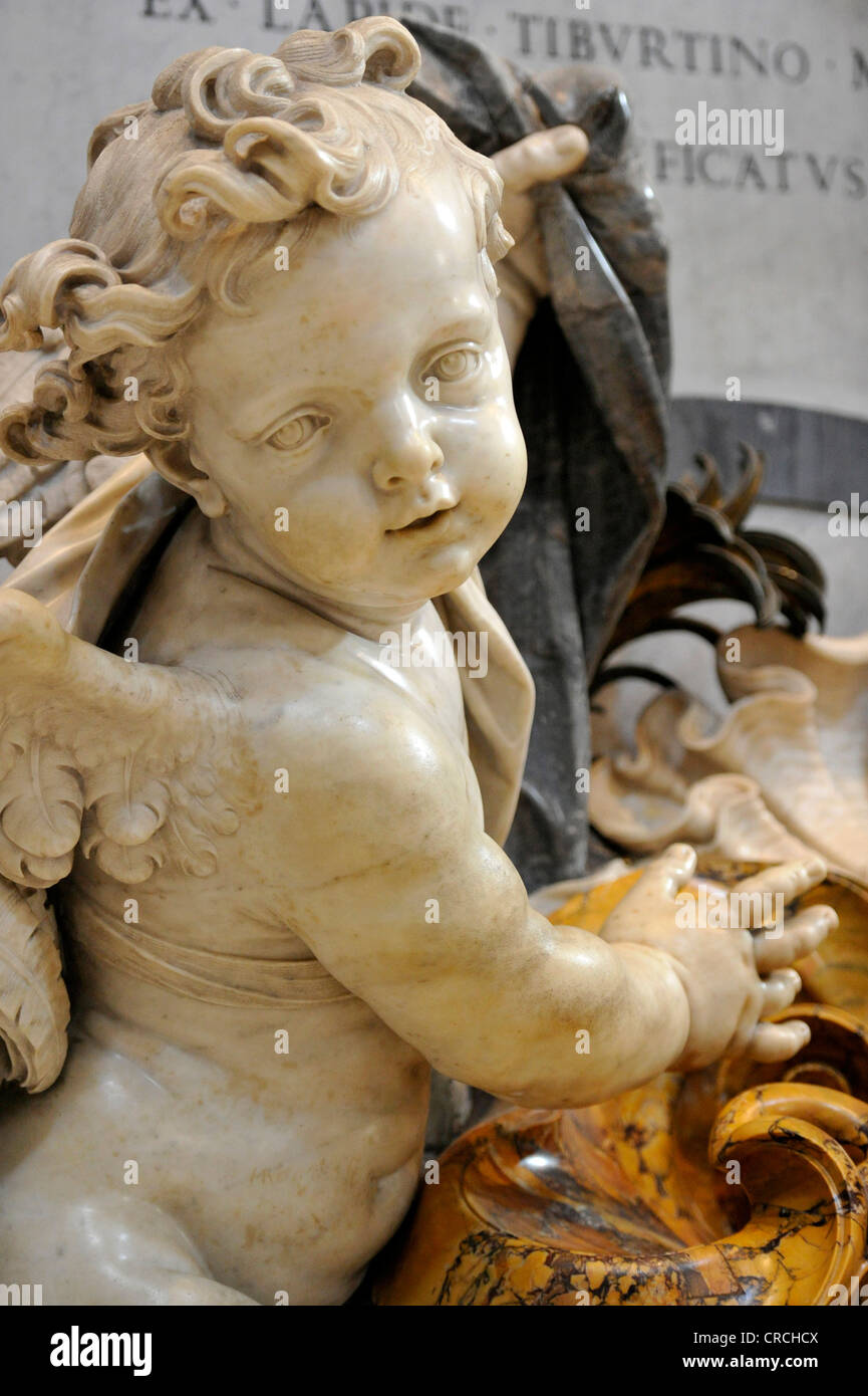 Stone sculpture of a cherub hi-res stock photography and images - Alamy