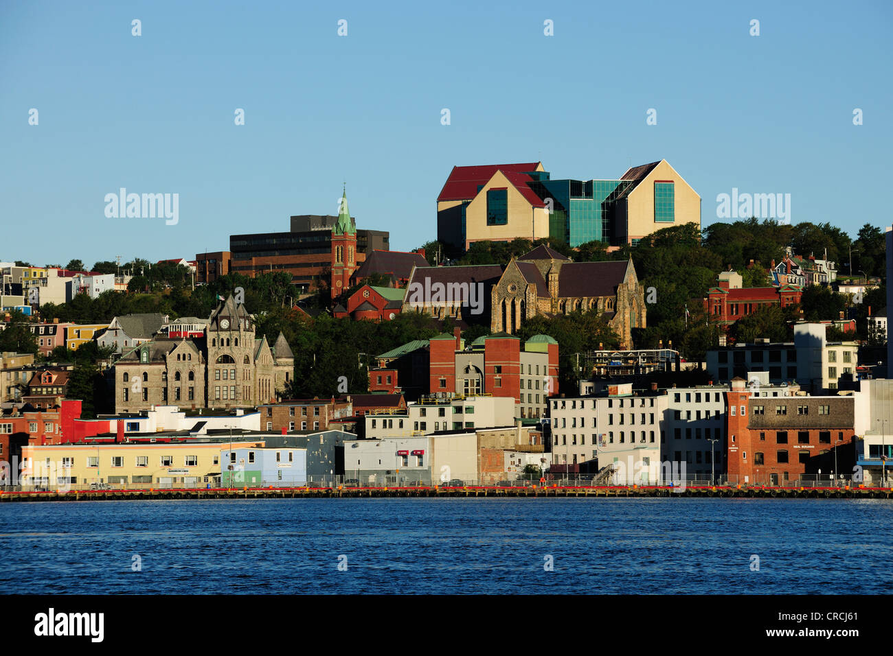St. John's, the capital of Newfoundland, Canada, North America Stock ...