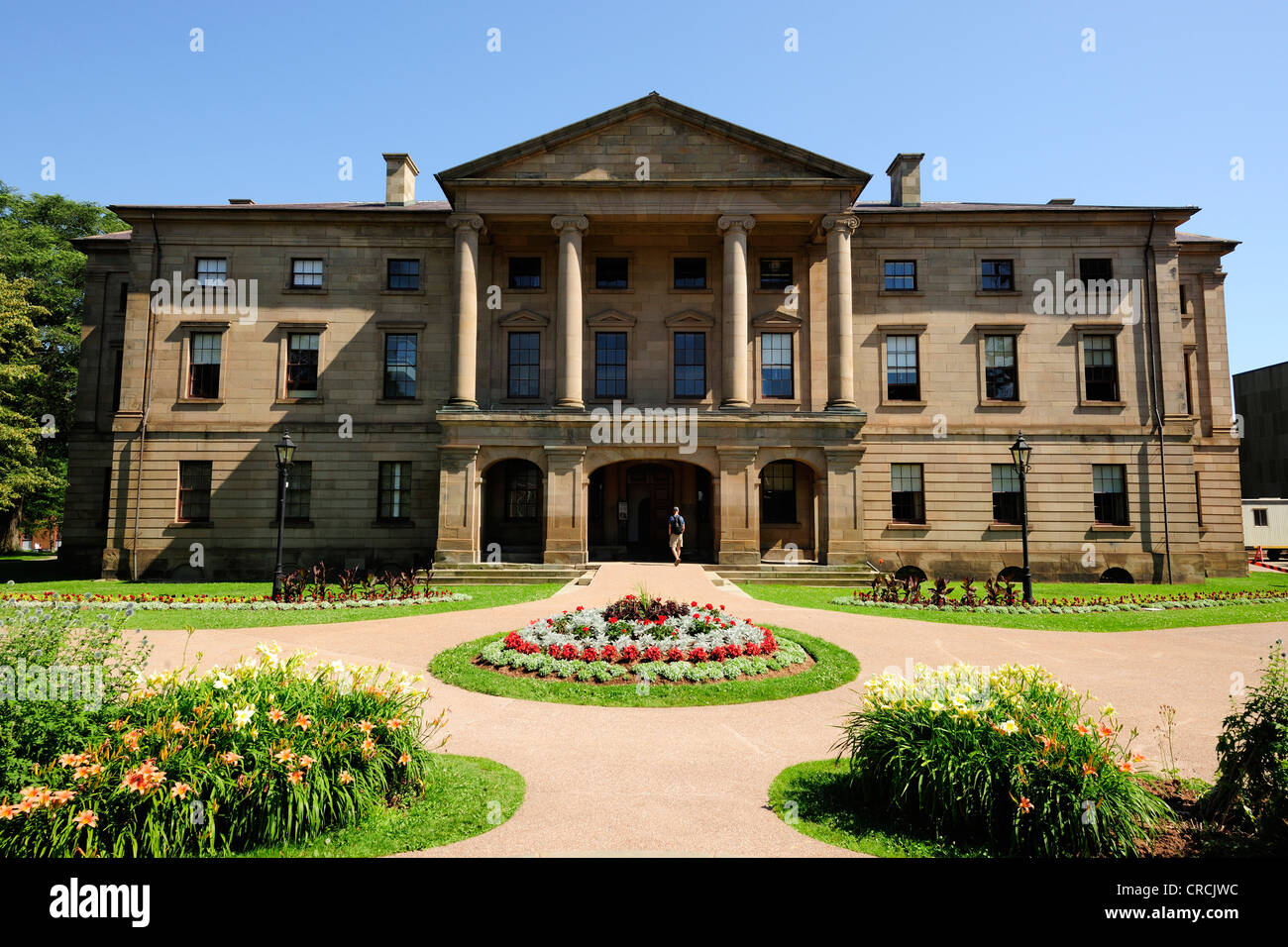 Province House parliament building, Charlottetown, Prince Edward Island ...