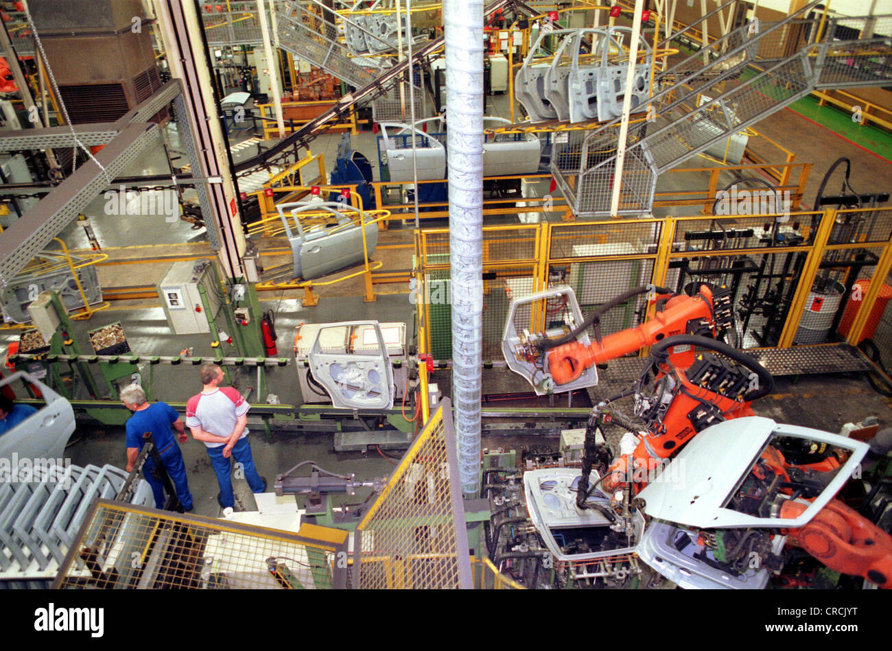 Robots at the Ford factory, Saarlouis Stock Photo - Alamy