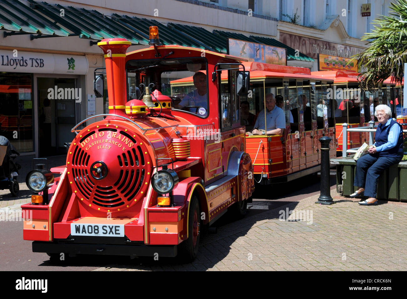 Torquay Land Train Stock Photo - Alamy