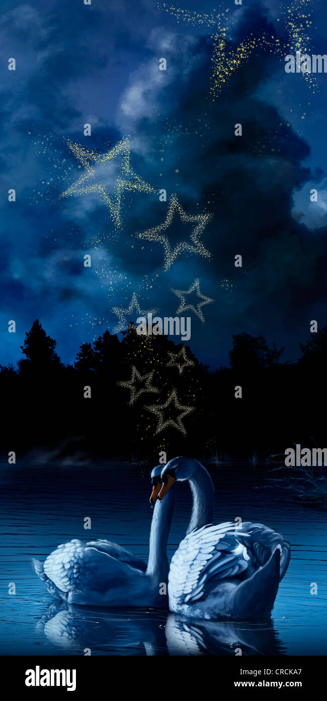 Stars illustration hi-res stock photography and images - Alamy