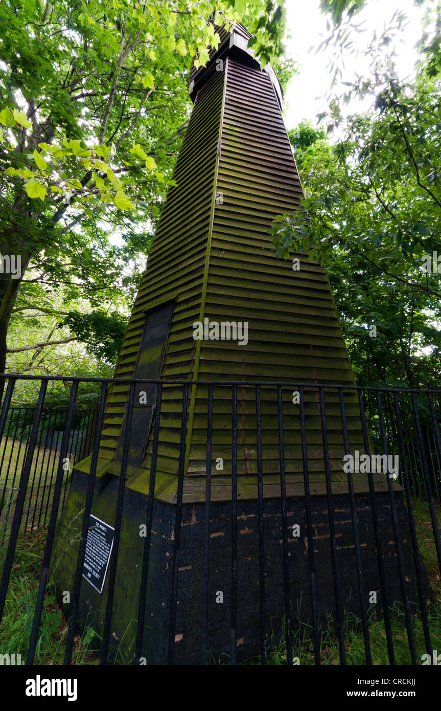 The drainage windmill or windpump on Wandsworth Common, London Stock ...