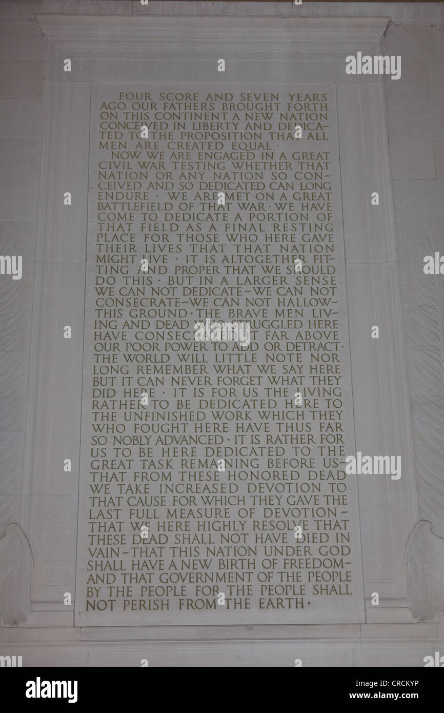 Abraham lincolns gettysburg address hi-res stock photography and images ...