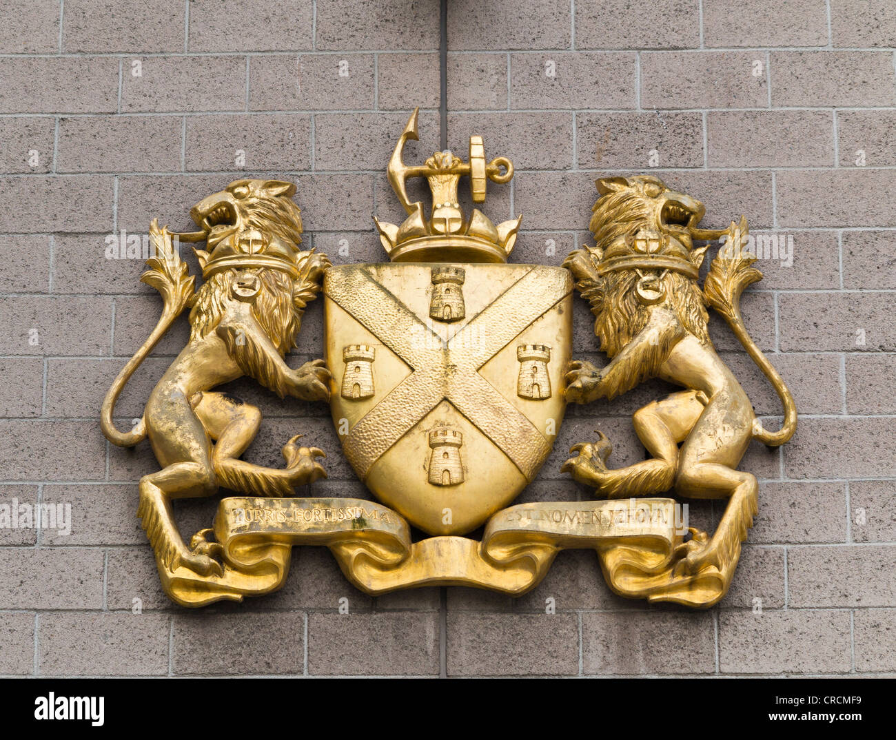 Plymouth coat of arms hi-res stock photography and images - Alamy