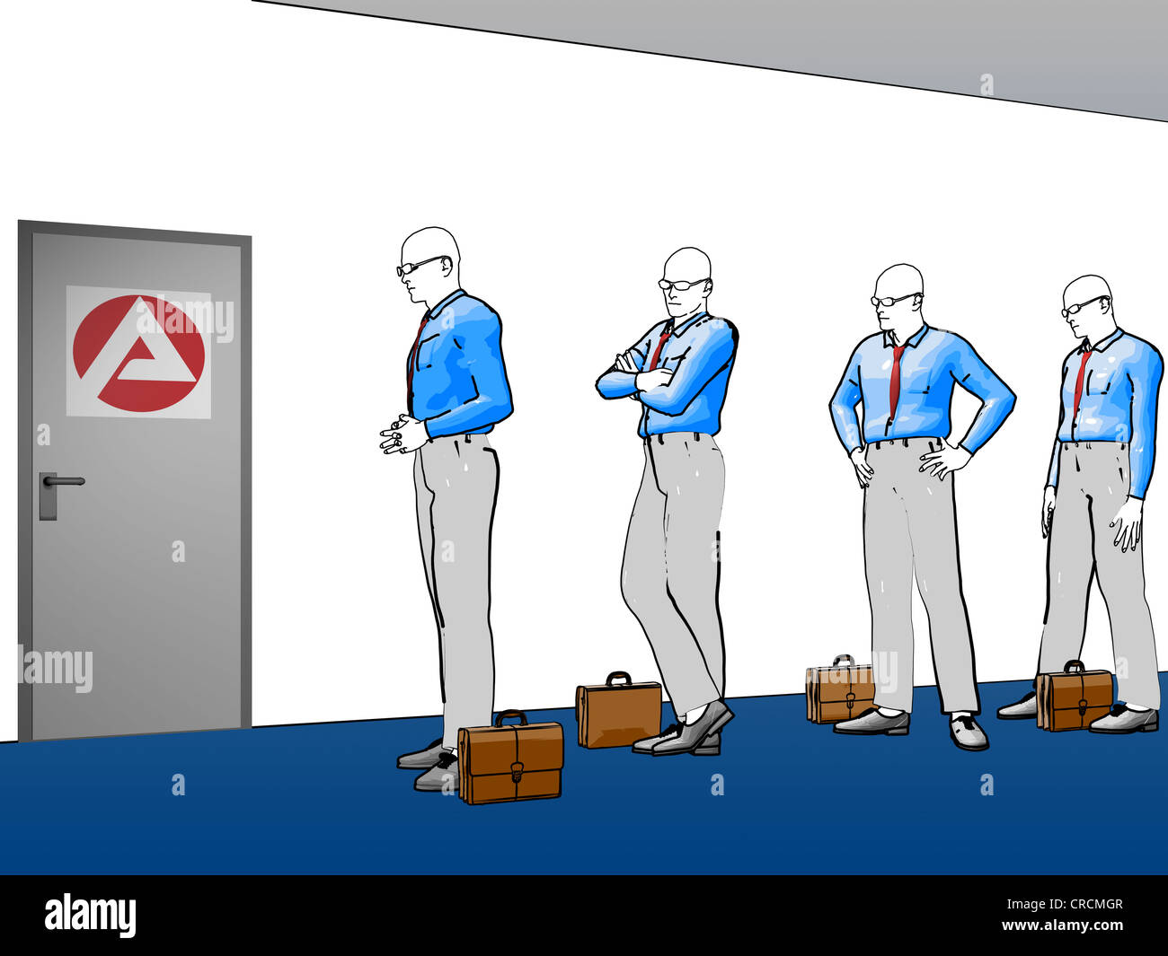 Dole queue hi-res stock photography and images - Alamy