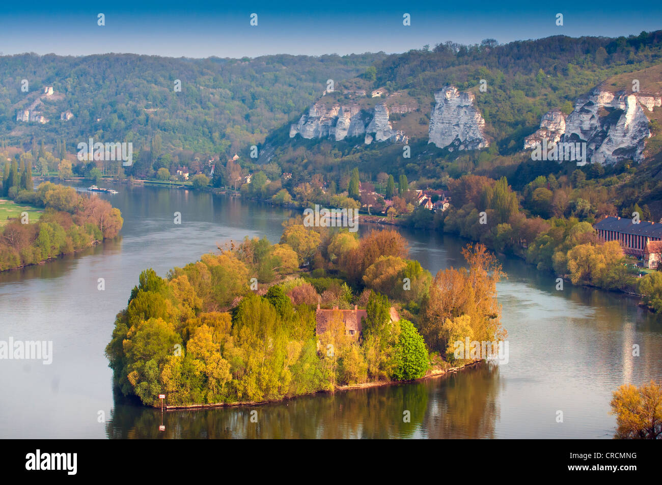 Chateau gaillard aerial hi-res stock photography and images - Alamy