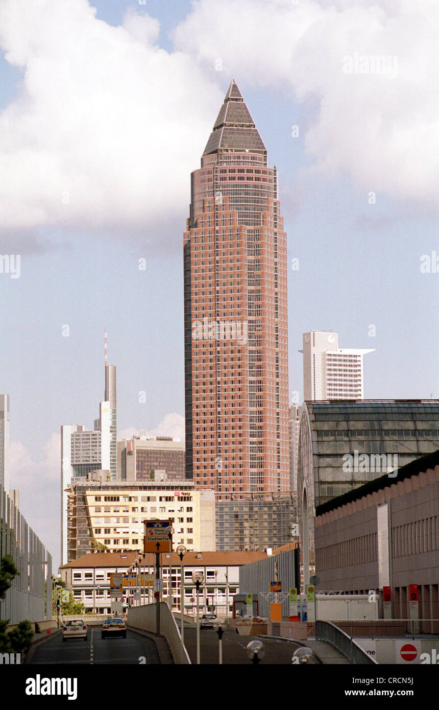 The Fair Tower in Frankfurt Stock Photo - Alamy