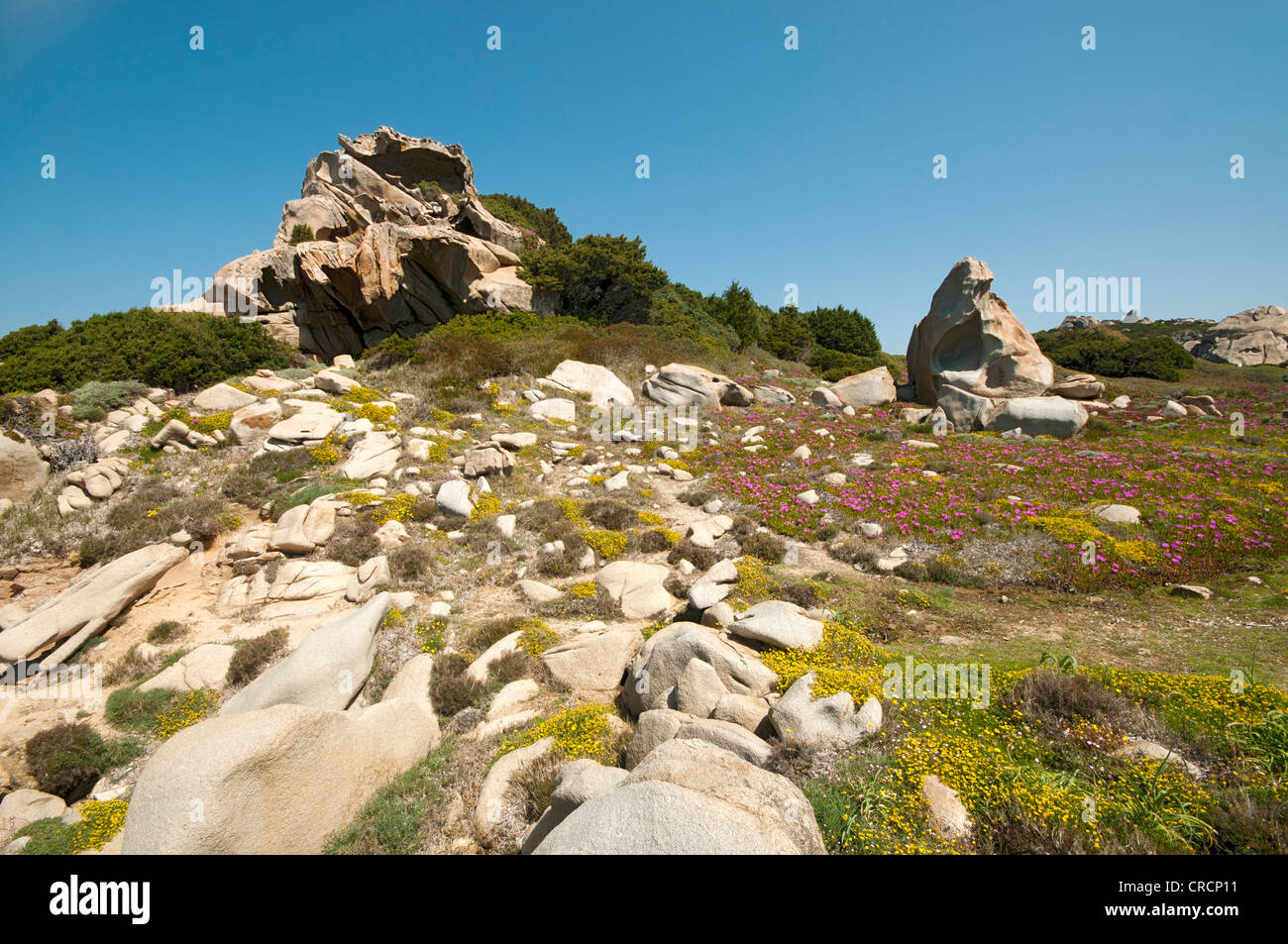 Rock formations, outer Gallura, Palau, Sardinia, Italy, Europe Stock ...